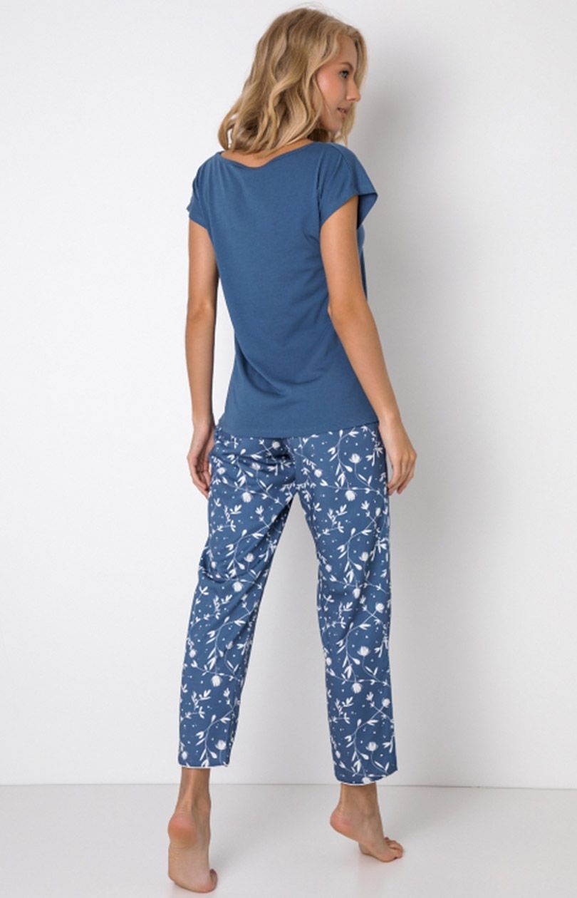 Aruelle Piżama Felicity Long z krótkim rękawem | Intymna.pl