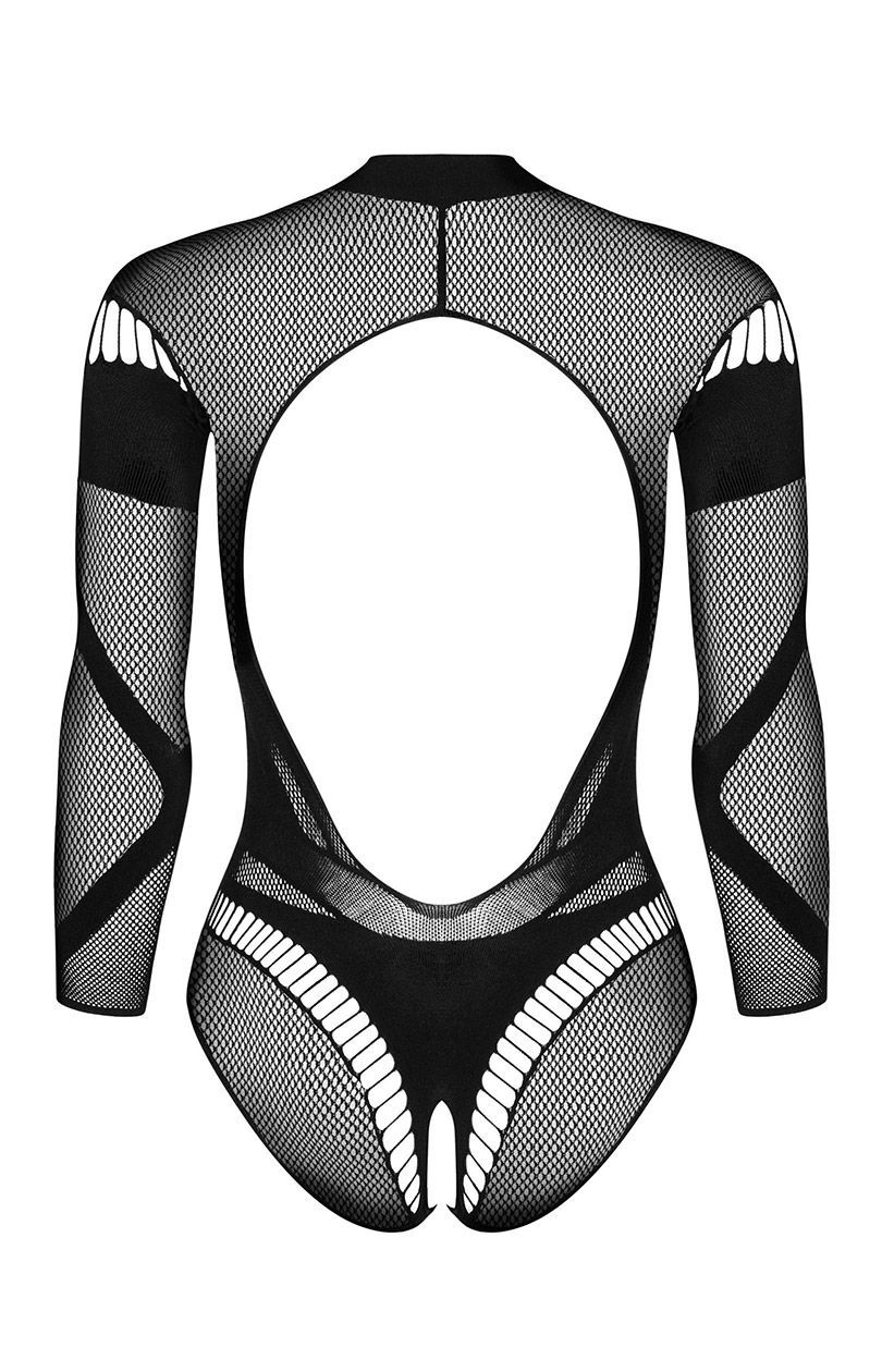 Obsessive body otwarte z wycięciem na plecach czarne B135 | czarny ...